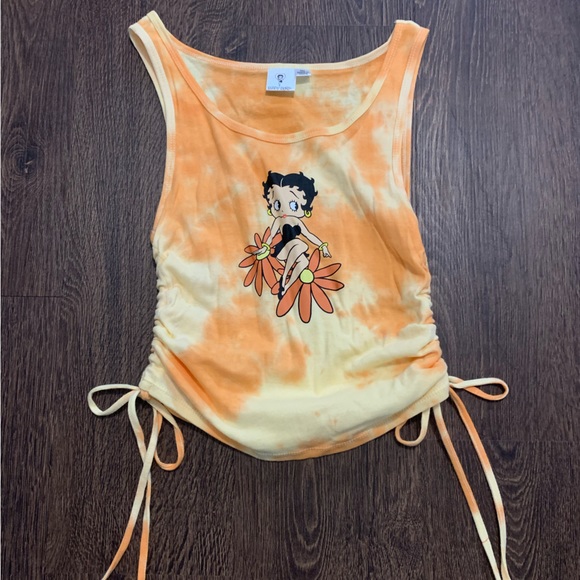 Betty Boop | Tops | Betty Boop Halter Top Sinch On Sides Top | Poshmark